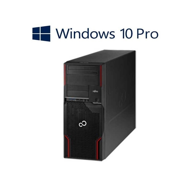 Workstation refurbished Fujitsu CELSIUS W410, Core i5-2500, Win 10 Pro