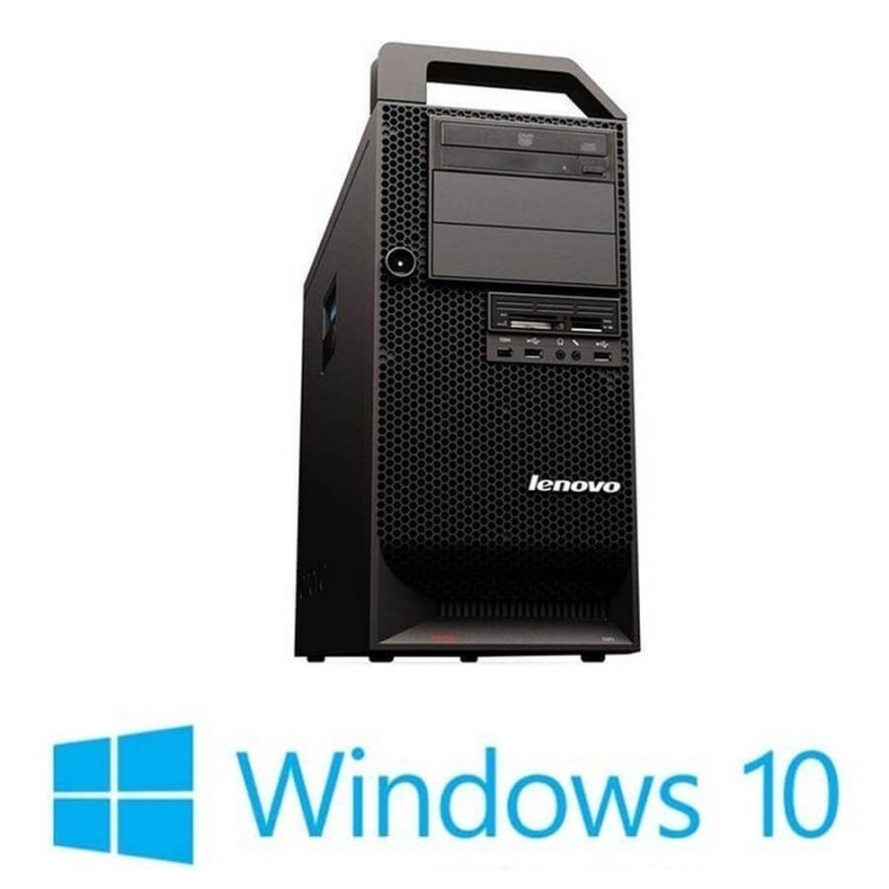 Workstation Refurbished Lenovo ThinkStation D20, 2 x E5649, Win 10 Home