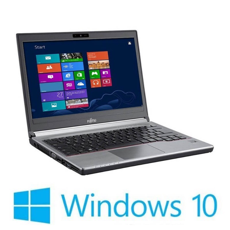Laptop Refurbished Fujitsu LIFEBOOK E734, i3-4100M, Win 10 Home