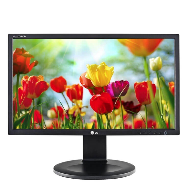 Monitoare LED Refurbished LG Flatron E2411PU-BN, 24 inch Full HD
