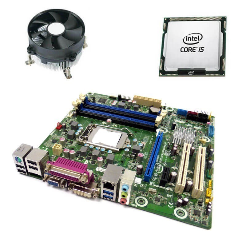 Kit Placa de Baza Refurbished Intel DB75EN, Quad Core i5-3570, Cooler