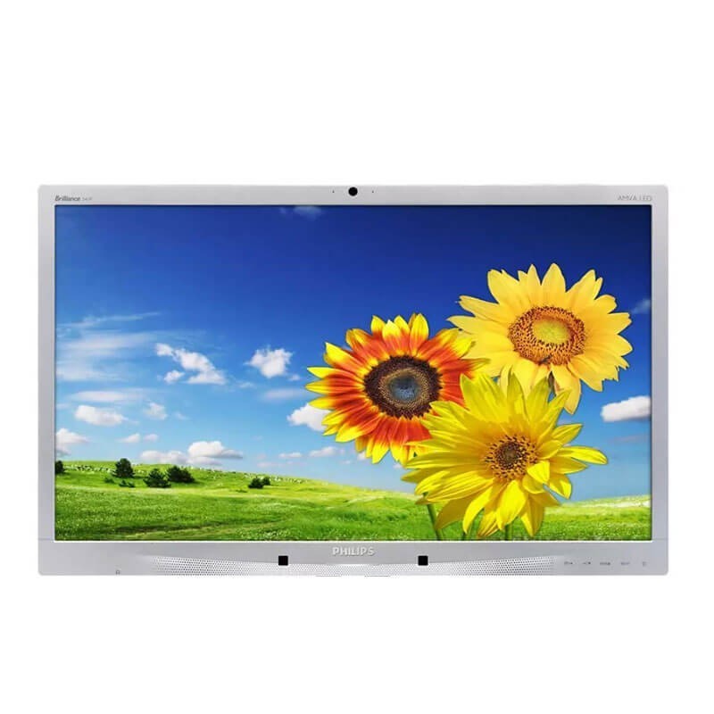 Monitoare LED Philips Brilliance 241P, 24 inci Full HD, Webcam