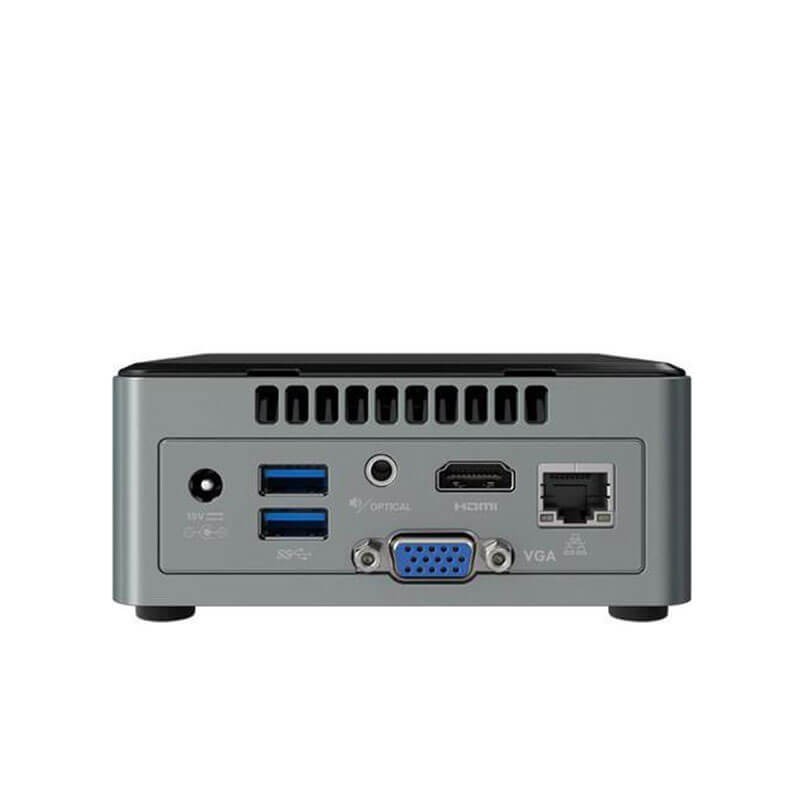 Mini PC SH Intel NUC NUC6CAYB, Intel Quad Core J3455, 8GB DDR3, 240GB SSD