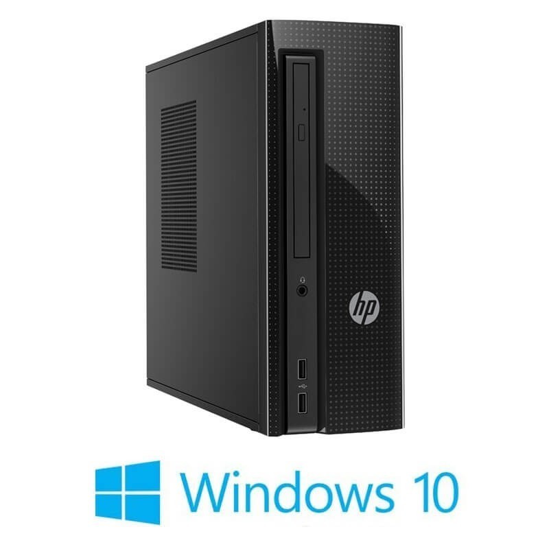 Calculatoare HP Slimline 260-A133ND, AMD Quad Core A8-7410, 8GB, Win 10 ...
