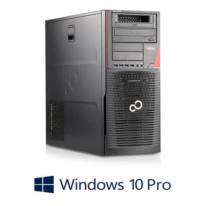 Workstation Fujitsu CELSIUS M740, Octa Core E5-1680 v4, SSD, Quadro ...