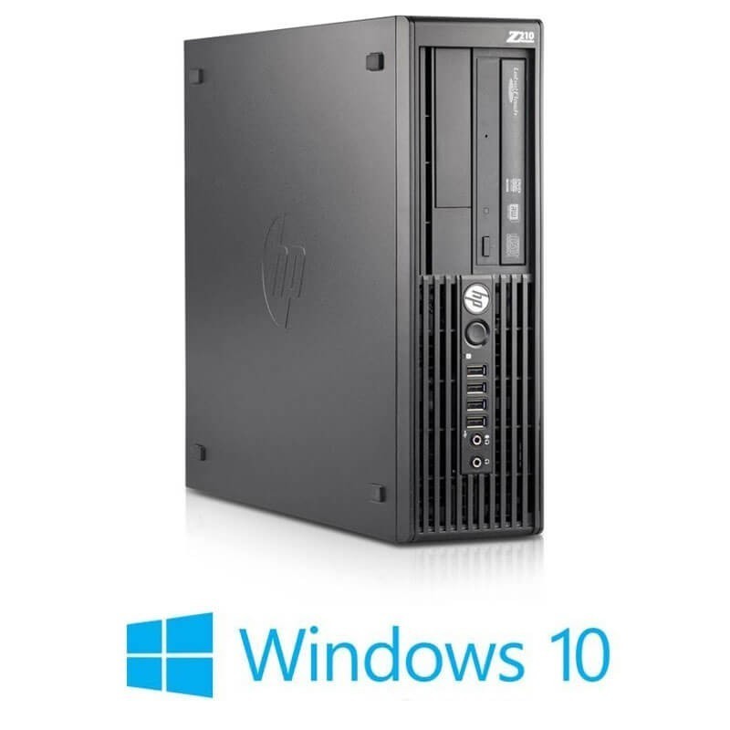Workstation HP Z210 SFF, Quad Core i7-2600, 16GB DDR3, Quadro K620, Win ...