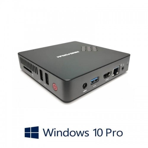 Mini PC NOU Open Box MINISFORUM NUC GN34, Quad Core J3455, 6GB, Win 10 Pro
