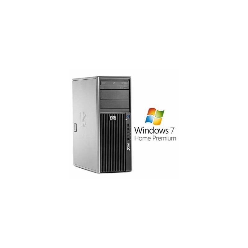 Workstation Refurbished HP Z400, Xeon W3520, Windows 7 Home