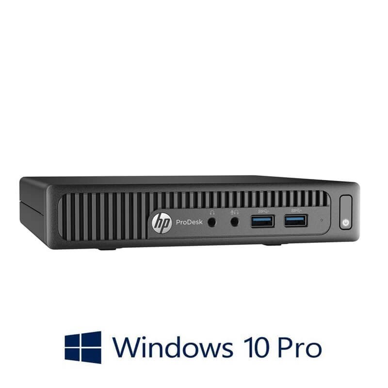 Mini PC HP ProDesk 400 G2, Quad Core i5-6500T, 250GB SSD, Win 10 Pro