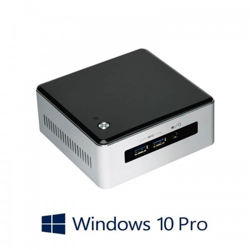 Mini PC Intel NUC NUC5i3MYHE, i3-5010U, 8GB DDR3, 120GB SSD, Win 10 Pro