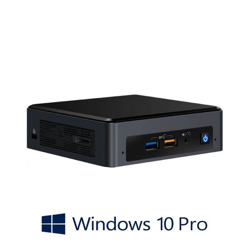 Mini PC Intel NUC NUC8i5BEK, Quad Core i5-8259U, 8GB DDR4, SSD, Win 10 Pro