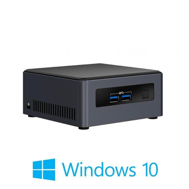 Mini PC Intel NUC NUC7i3DNHE, Intel i3-7100U, 8GB DDR4, 256GB SSD, Win ...
