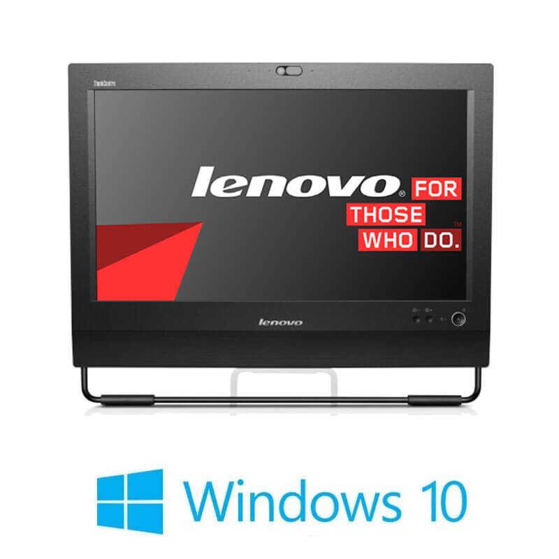 All-in-One Lenovo ThinkCentre M71z, Intel Core i3-2100, 20 inci, Win 10 ...