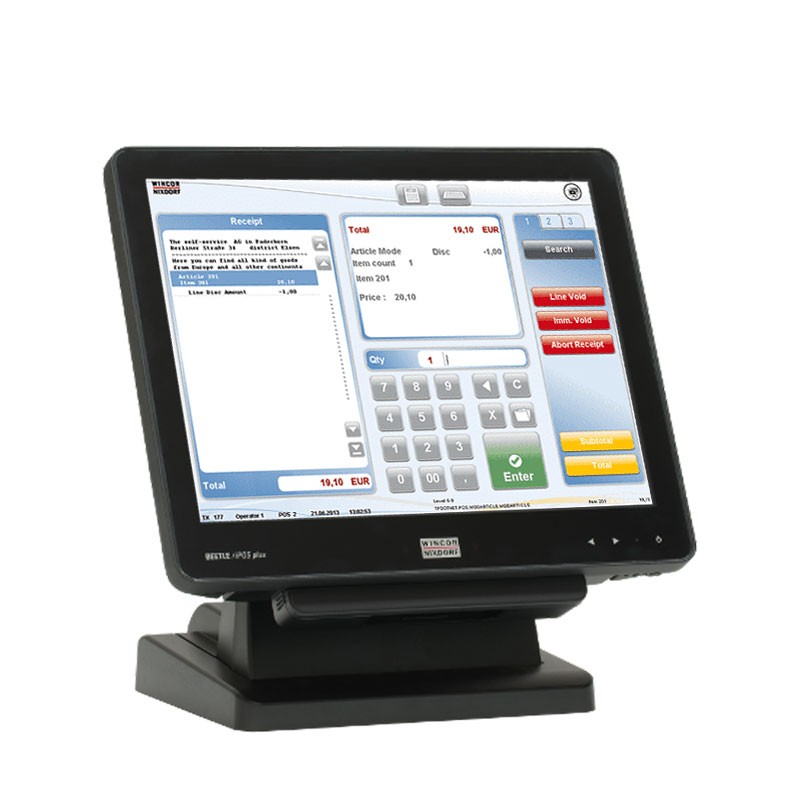 Sistem POS SH Wincor Beetle iPOS Plus 15 inci, i3-4330TE, 64GB SSD ...
