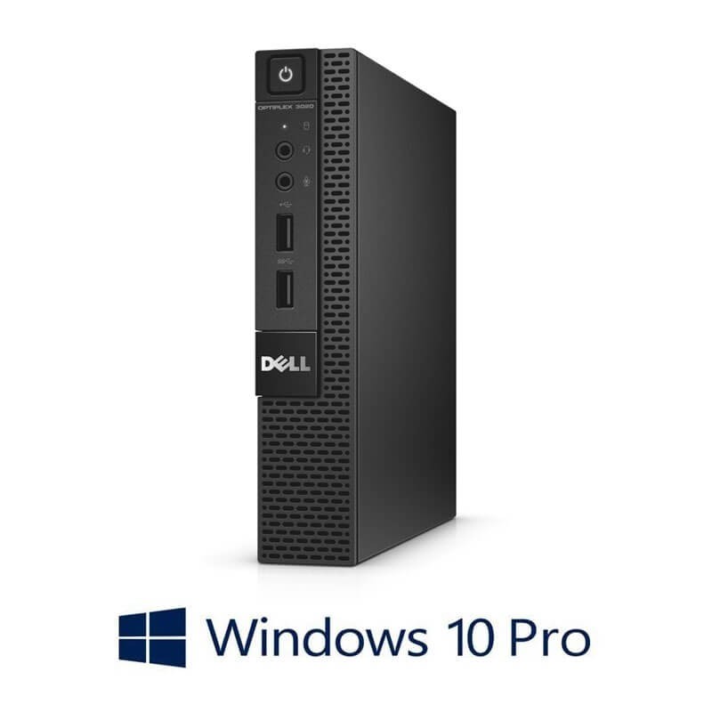 Mini PC Dell OptiPlex 3020, Intel Core i3-4160T, 256GB SSD, Win 10 Pro