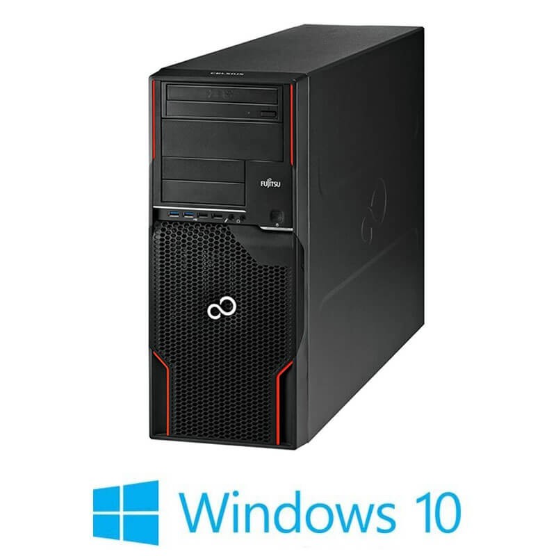 Workstation Fujitsu CELSIUS W520, Intel i5-3470T, 500GB HDD, Win 10 Home
