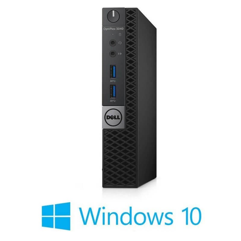 Mini PC Dell OptiPlex 3040, Intel i3-6100T, 500GB HDD, Wireless, Win 10 ...