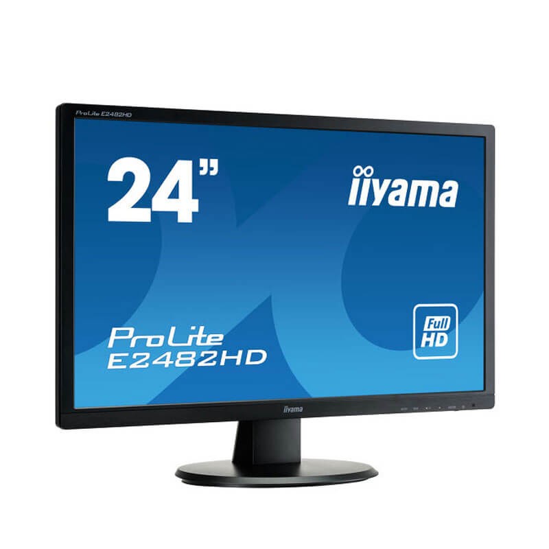 Monitoare LED SH Iiyama ProLite E2482HD-B1, Grad A-, 24 inci Full HD