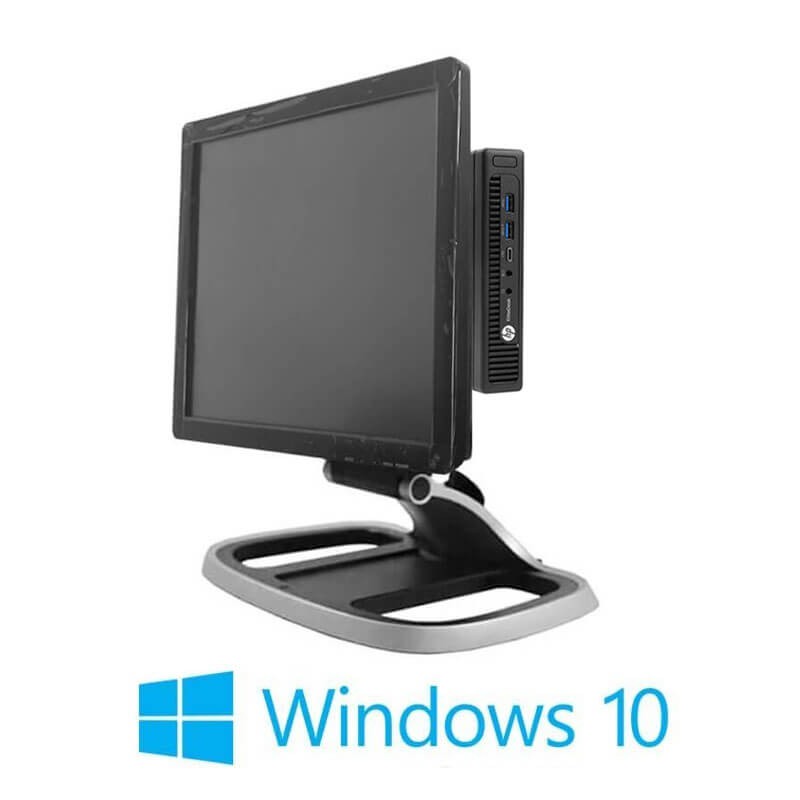 Sistem POS HP EliteDesk 800 G2, Intel i5-6500T, SSD, Monitor NOU 17 ...