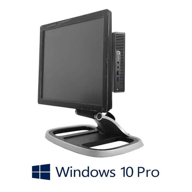 Sistem POS HP ProDesk 400 G2, Intel i5-6500T, SSD, Monitor NOU 17", Win ...