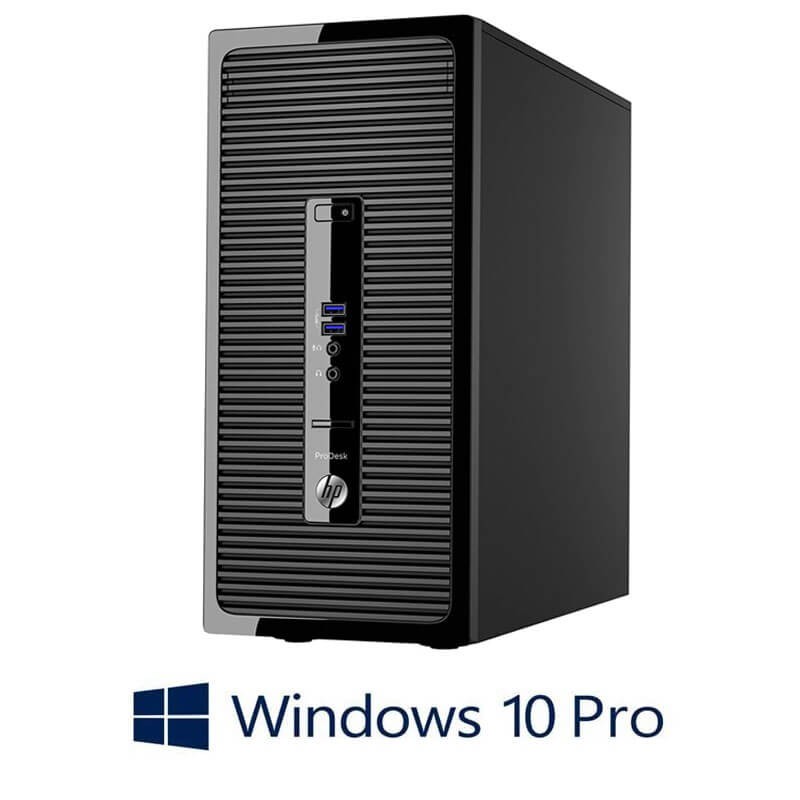 Calculator HP ProDesk 400 G3 MT, Quad Core i7-6700K, 16GB DDR4, SSD ...