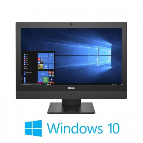 All-in-One Dell OptiPlex 5250, Quad Core i5-7400, SSD, 21.5 inci FHD ...