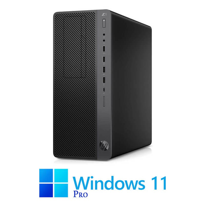 Workstation HP Z1 G5 Tower, Octa Core i7-9700, 32GB DDR4, 1TB SSD, Win ...