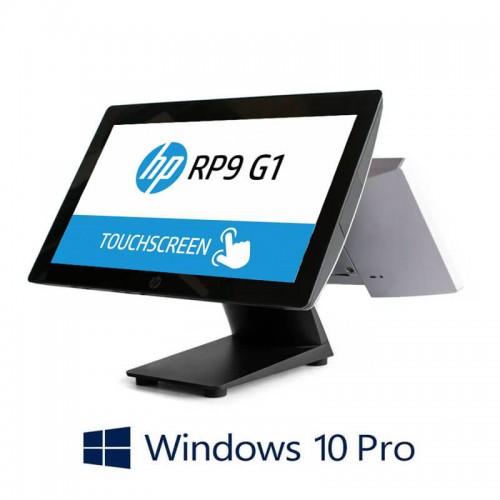 Sistem POS HP RP9 G1 9015, i5-6500, 128GB SSD, 15.6 inci, Display ...