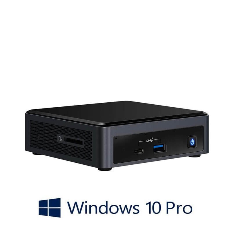 Mini PC Intel NUC NUC10i3FNK, Intel i3-10110U, 8GB DDR4, 256GB SSD, Win 10 Pro