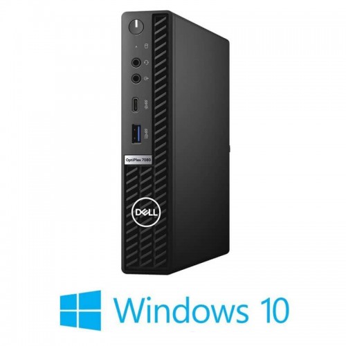 Mini PC Dell OptiPlex 7080, Octa Core i7-10700T, 16GB, 512GB SSD, Win ...