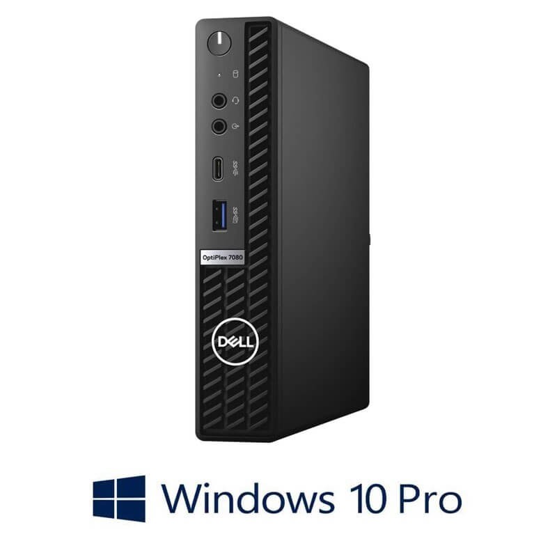 Mini PC Dell OptiPlex 7080, Octa Core i7-10700T, 16GB, 512GB SSD, Win ...
