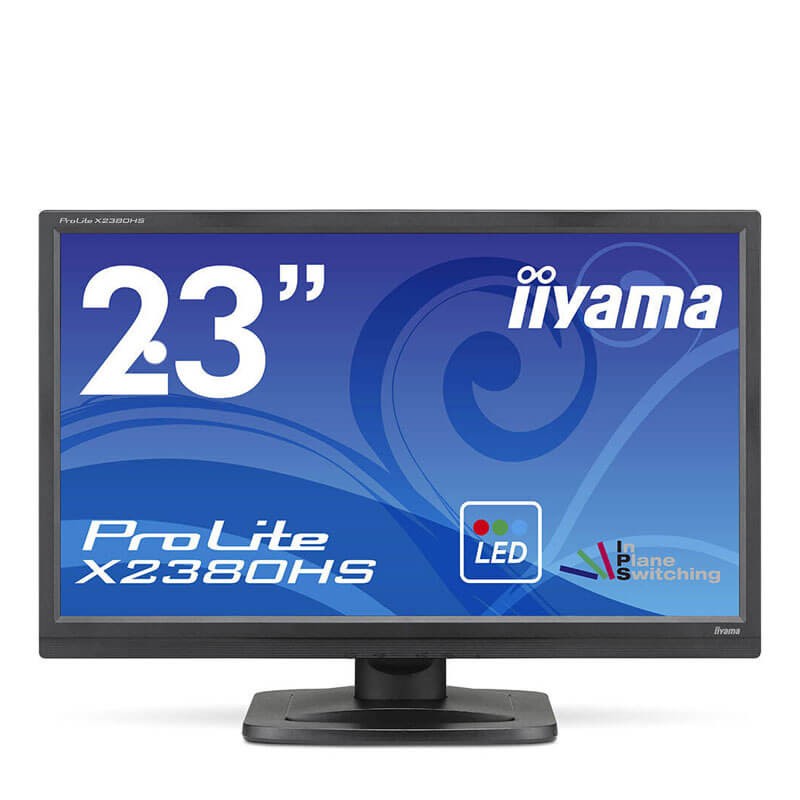 Monitoare LED Iiyama ProLite X2380HS-B1, 23 inci Full HD, Panel IPS
