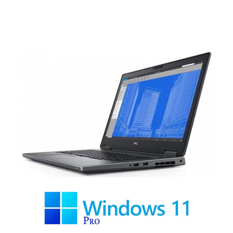 Laptop Dell Precision 7530, Hexa Core E-2186M, FHD, Quadro P3200, Win ...