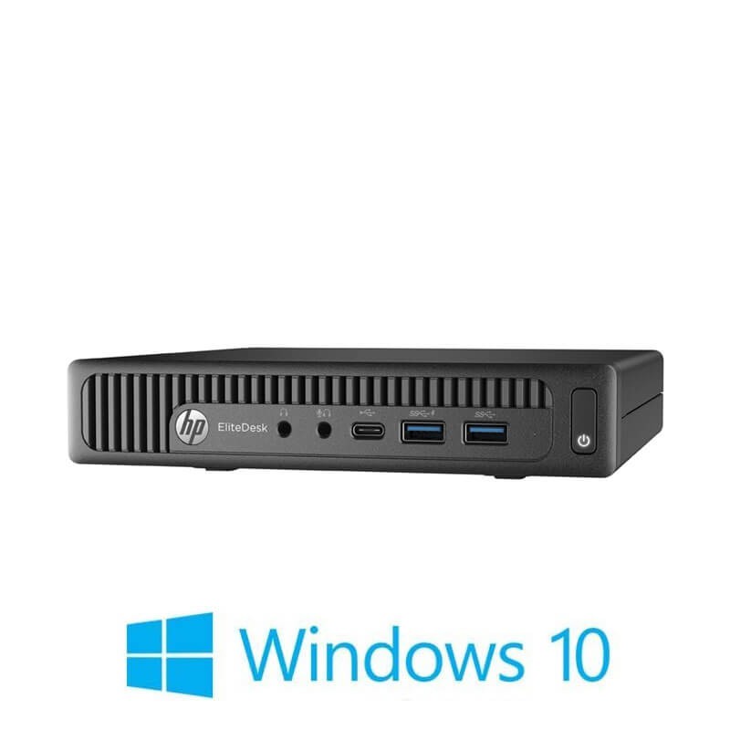Mini PC HP EliteDesk 800 G2, Quad Core i5-6500T, 8GB DDR4, SSD, Win 10 Home