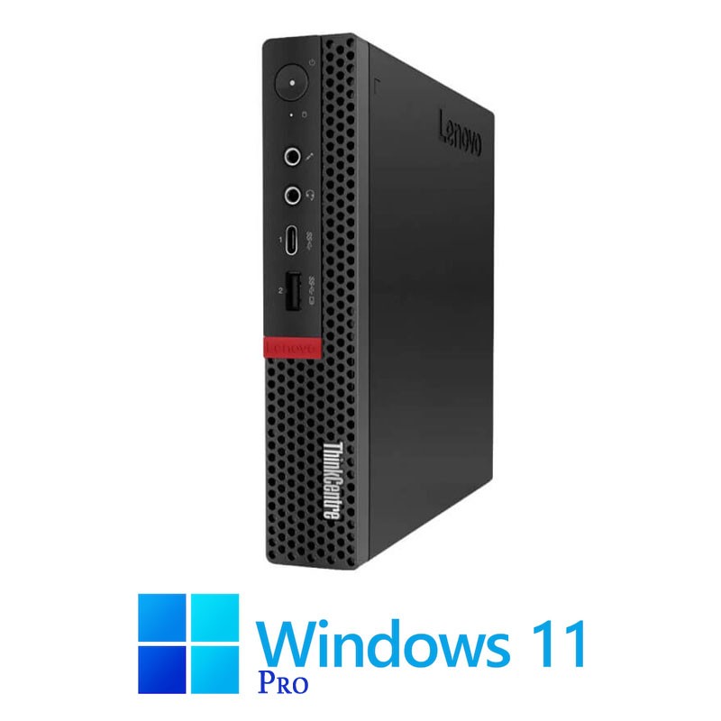 Mini PC Lenovo M720q, Hexa Core i5-9500T, 16GB DDR4, 256GB SSD, Win 11 Pro