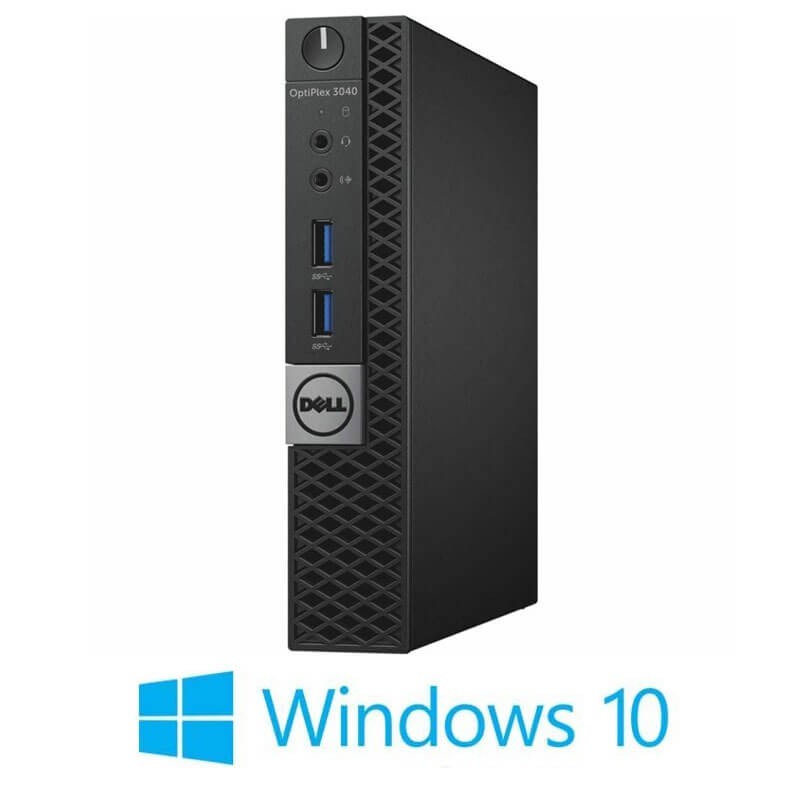 Mini PC Dell OptiPlex 7040, Quad Core i5-6500T, 8GB, 256GB SSD, Win 10 Home