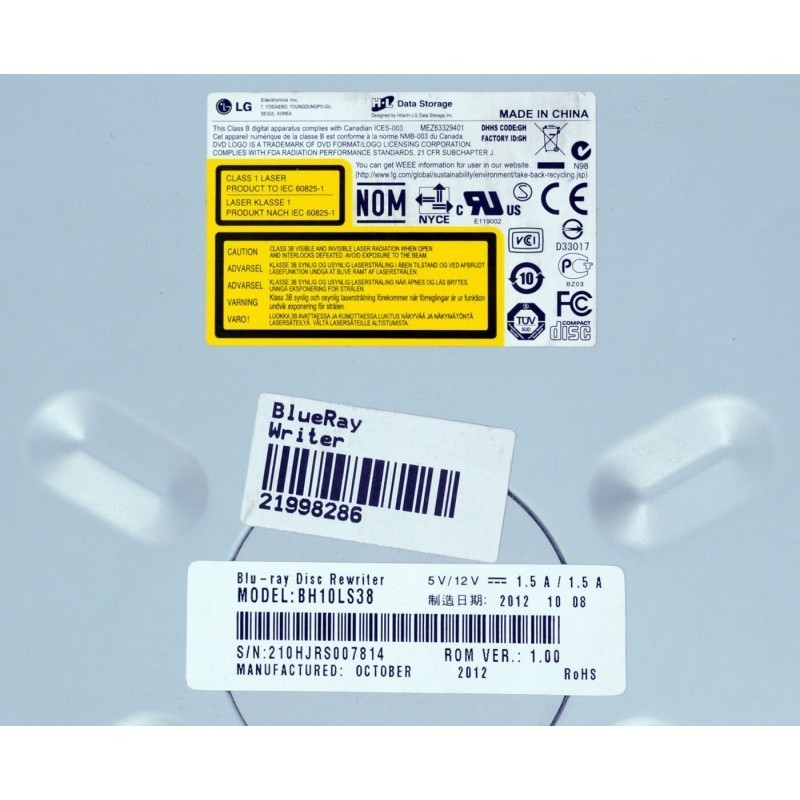 BluRay Disc Re-Writer second hand LG BH10LS38